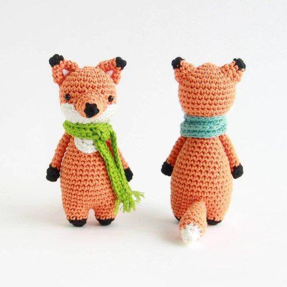Mini Fox PDF Amigurumi Crochet Pattern – Little Bear Crochets