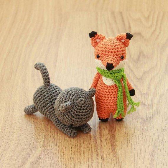Mini Fox PDF Amigurumi Crochet Pattern – Little Bear Crochets